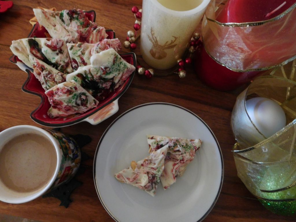 Chocolate Holiday Canadian Candy Bark - The Traveling Delanys